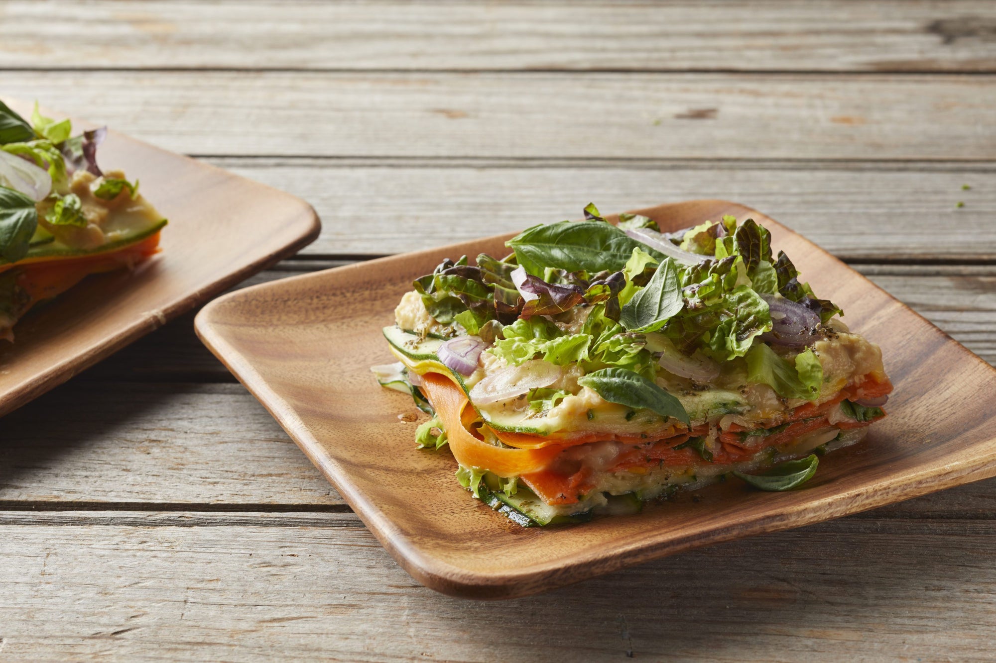 Layered Vegetable Salad - Plant-Based Vegan Recipe - Forks Over Knives