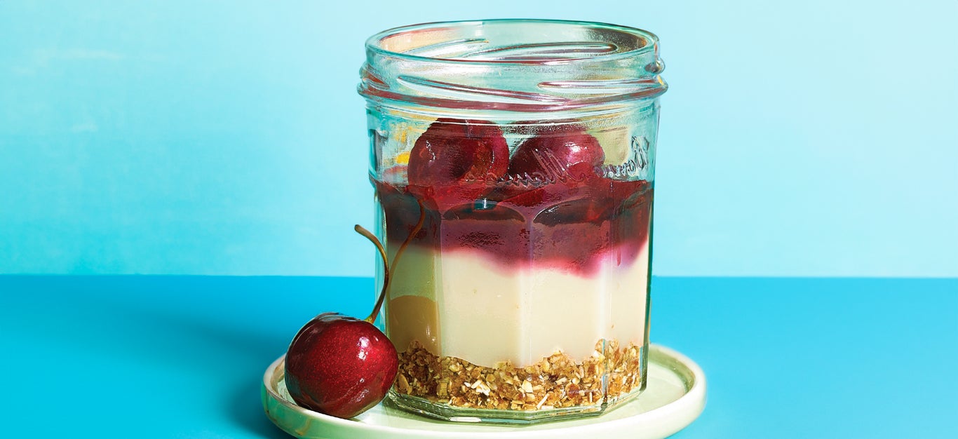 Cherry Panna Cotta Parfaits Recipe - Forks Over Knives