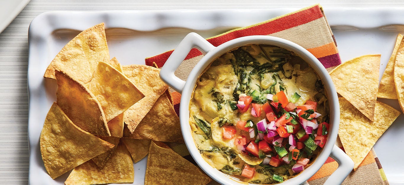 Cheesy Vegan Baked Spinach Dip Recipe - Forks Over Knives