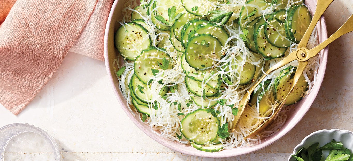Cucumber and Glass Noodle Salad Recipe - Forks Over Knives