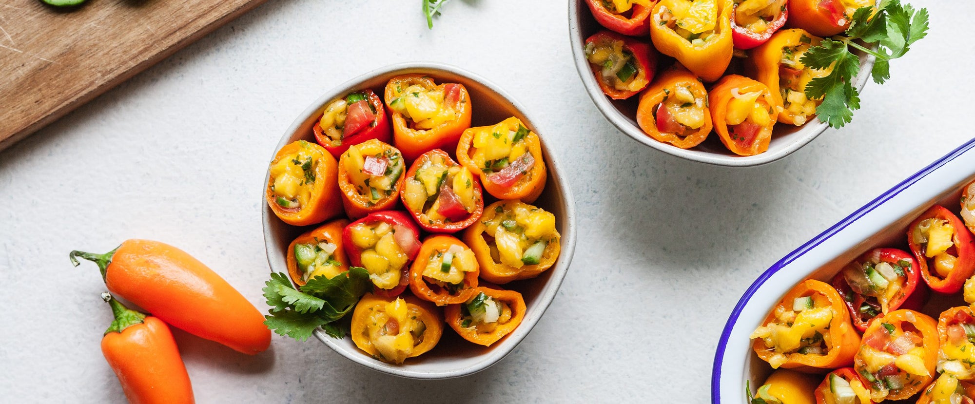 Mini Bell Pepper Poppers - Forks Over Knives