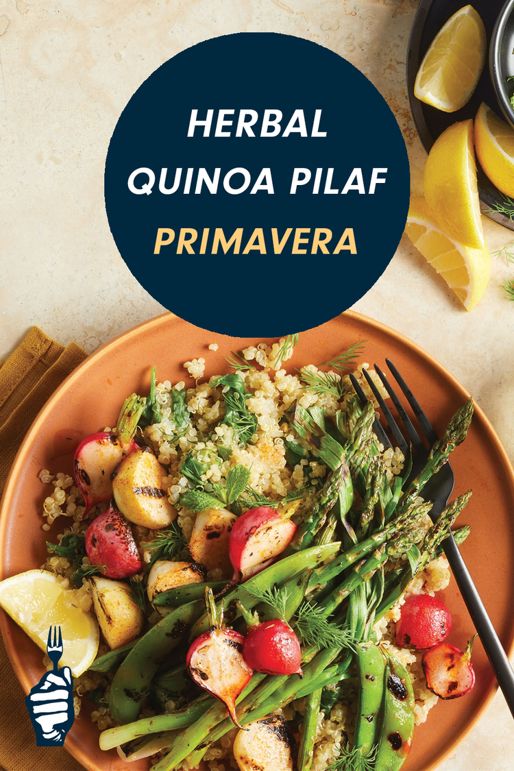 Quinoa Pilaf Primavera Recipe - Forks Over Knives