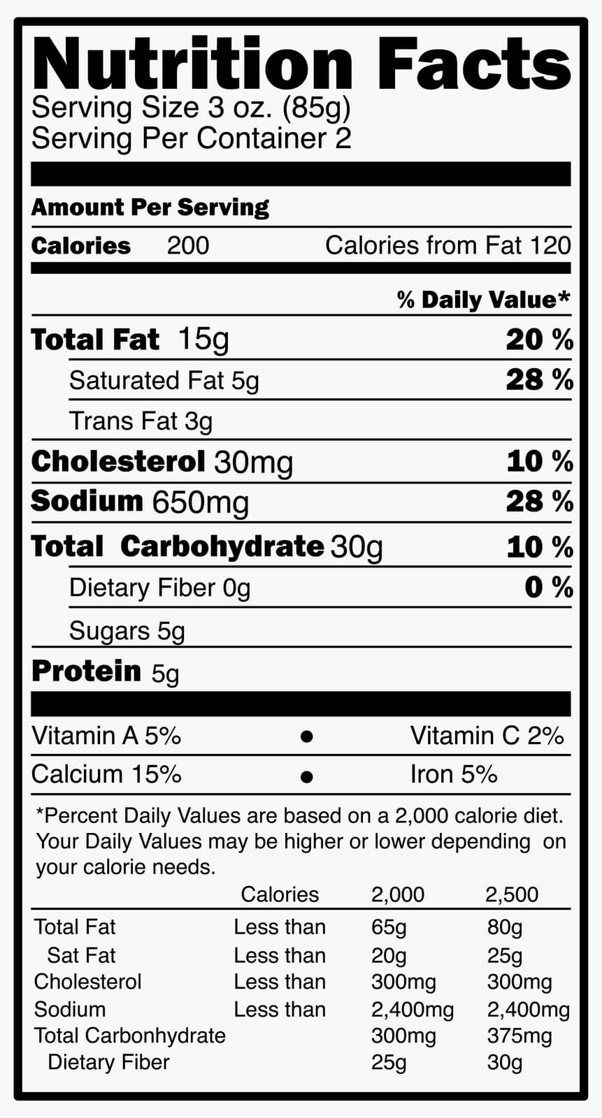 Boost Nutritional Information Panel Nutrition Ftempo